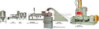 China Speed Pvc Compounding Line with 740 r/m Motor Speed and Electric Nip Regulating Mode for sale