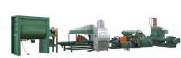 China Speed Pvc Compounding Line with 740 r/m Motor Speed and Electric Nip Regulating Mode for sale