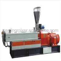 China Parallel PP Filler Caco3 Plastic Compounding Masterbatch Twin Screw Extruder Machine for sale