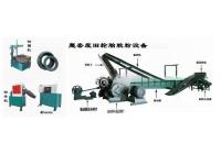 China 8000 KG Full-automatic Waste Tire Recycling Machine for Rubber Powder Production Line for sale