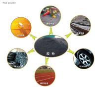 China 8000 KG Full-automatic Waste Tire Recycling Machine for Rubber Powder Production Line for sale