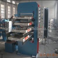 China nanjing mixer hydraulic rubber platen mould machine/pvc floor plate vulcanizer/long life rubber vulcanizing press machine with for sale