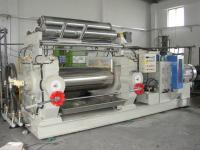 China 4490x1700 X1750mm Two Roll Open Mill Rubber Mixer Machine with Stock Blender at Local Voltage for sale