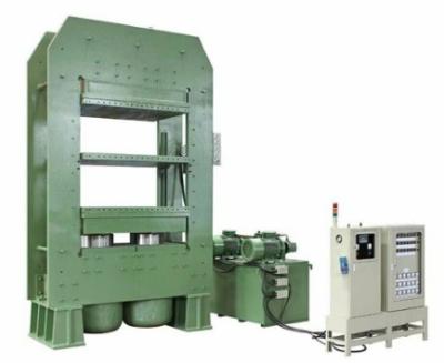 China lab hydraulic rubber forklift tire vulcanizing curing press machine for sale
