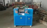 China XK-200 Lab Type Rubber and Plastic Two Roll Open Mixing Mill with Adjustable Voltage for sale