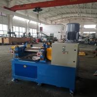 China XK-200 Lab Type Rubber and Plastic Two Roll Open Mixing Mill with Adjustable Voltage for sale