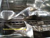 China 1000 liters double z blade sigma kneader mixer extruder for food grade/clay sigma mixer extruder 750l for sale