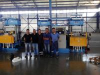China 15KW Rubber Vacuum Compression Molding Press for 13000 KG Large Scale Production for sale