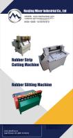 China wind up slitting and skiving cutting machine/slitter for rubber sheet for sale