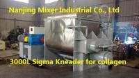 China 18.5 KW Power Carbon Stainless Steel Double Z Blade Sigma Kneader Mixer Refiner Machine for sale