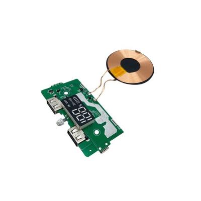 China Double-Sided Green LPI Solder Mask PCBA Assembly for Power Bank Wireless Charging for sale