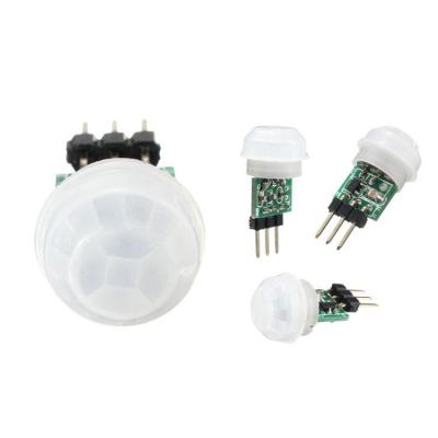 China Thermal Sensor Mini IR Infrared Pyroelectric PIR Body Motion Human Sensor Detector Module  Micro am312 pir sensor for sale