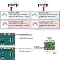 China hc-sr501 adjust ir pyroelectric infrared pir motion sensor detector module for sale