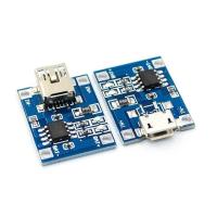 China 5v 1a Usb 18650 Interface Charging Protection Type-c Lithium Battery Charger Module Tp4056 for sale