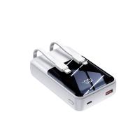 China 2024 Hot Sale 20000mAh 35W Super Fast Charging Power Banks With LED Display Built in Double-Cable Power Bank for sale