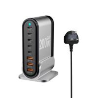China Original Factory 200W Quick Charge Gan Charger Univasal Chargers USB Travel Adapter Plug Type-C PD Wall Charger for sale
