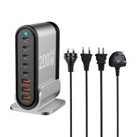 China Original Factory 200W Quick Charge Gan Charger Univasal Chargers USB Travel Adapter Plug Type-C PD Wall Charger for sale