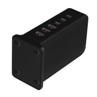 China High Quality 168W Usb Type C Multi Ports Charger Station Plug Universal Charge 6 Devices Simultaneously Desktop Charger for sale
