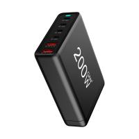 China Wholesale GaN Tech Multi-port 200W Laptop Mobile Phone USB Desktop Fast Charger for sale
