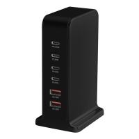 China Hot Seller Product 2024 GaN Charger 200W USB C Wall Charger Station PD Fast Charging for iPhone Samsung Xiaomi for Macbook for sale