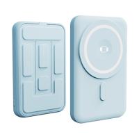China New Product with Bracket Wireless Power Bank Ultra-thin 100000mAh Mini Magnetic Power Bank Suitable for iPhone 12 13 14 for sale