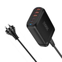 China Wholesale 200W GaN Desktop Charger 6-Port USB Type C PD Fast Charge 3.0 QC3.0 ABS for Mobile & Laptop for sale