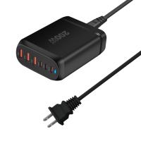 China Wholesale 200W GaN Desktop Charger 6-Port USB Type C PD Fast Charge 3.0 QC3.0 ABS for Mobile & Laptop for sale