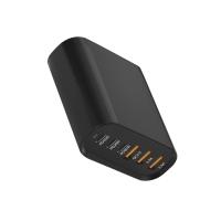 China High Speed 155W Gan Charger Type-C Fast Charging 4 Ports Travel Adapter USB-C Super Fast Mini Charger for MacBook Mobile Phone for sale