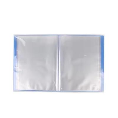 China Office School File Organizer Durable Water-proof pp 20 clear Pockets A4 Size Plastic Display Pocket File Binder for sale