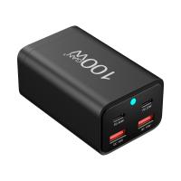 China 100W GaN Adapter Multifunction Tablet Desktop Charger Station 40W PD 18W QC3.0 4 Ports Fast Charger for sale