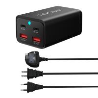 China 100W GaN Adapter Multifunction Tablet Desktop Charger Station 40W PD 18W QC3.0 4 Ports Fast Charger for sale