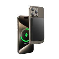 China Customize Ultra Thin 5000mah 10000mAh Magnetic Power Bank 15W Wireless Magnet Charger PD20W Fast Charging Slim External Battery for sale
