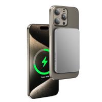 China Customize Ultra Thin 5000mah 10000mAh Magnetic Power Bank 15W Wireless Magnet Charger PD20W Fast Charging Slim External Battery for sale