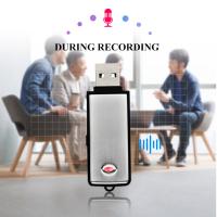 China 8GB Digital Voice Recorder With Lithium Battery Multi-Function Supports MP3 Player & WAV REC Music USB Disk Voice Recorder for sale