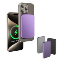 China Large Capacity Power Bank Charging 5000mah Fast Charging Magnetic Wireless Portable Charger Mini 20w Power Banks Use Cable for sale
