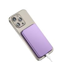 China Large Capacity Power Bank Charging 5000mah Fast Charging Magnetic Wireless Portable Charger Mini 20w Power Banks Use Cable for sale