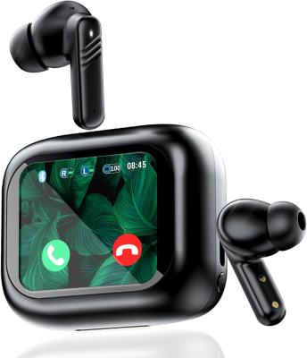 China Touch Screen Earbuds 2025 NEWLingumir Touch Screen Earbuds, Wireless Earbuds Smart Screen, Active Noise Cancelling Earbuds, TWS for sale