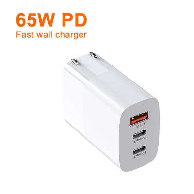China 65W USB Charger Fast Charging Mobile Phone Charge Adapter Quick Charge Wall Charger Adapter for 65w Charger for sale