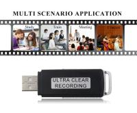 China Professional Portable USB Recording Device One-Key Recording Flash Drive With Digital Audio Formats MP3 WAV REC for sale