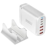 China 200W GAN Desktop Socket 4USB C+2USB 6 Ports High Power Fast Charger for Android Smartphone Universal Travel Wall Charger for sale
