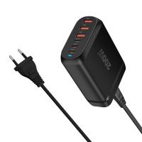 China 200W GAN Desktop Socket 4USB C+2USB 6 Ports High Power Fast Charger for Android Smartphone Universal Travel Wall Charger for sale