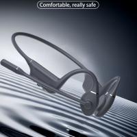 China OEM Manufacturer Custom Open Ear Wireless Bone Conduction Headphones Running Neckband Earphone Bluetooth Bone Conduction Earbuds for sale