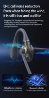 China Green Headset Earphone Headphone Open Ear Sports Wireless Bluetooth Headset Bone Conduction Speaker for sale