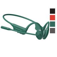 China Green Headset Earphone Headphone Open Ear Sports Wireless Bluetooth Headset Bone Conduction Speaker for sale