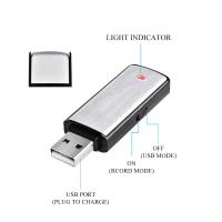 China 8GB Digital Voice Recorder With Lithium Battery Multi-Function Supports MP3 Player & WAV REC Music USB Disk Voice Recorder for sale
