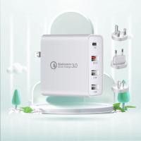 China Pd USB Charging Station with Quick Charge 3.0 XZH 4 USB Charging Hub Desktop USB Charger Station for Multiple Devices for sale