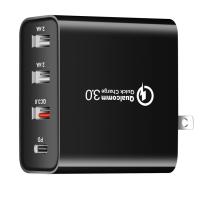 China Pd USB Charging Station with Quick Charge 3.0 XZH 4 USB Charging Hub Desktop USB Charger Station for Multiple Devices for sale