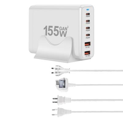 China 12V 2.5A Portable Fast Charging Station Pd Charger Adapter Laptop Notebook 6 in 1 Type C Hub for sale