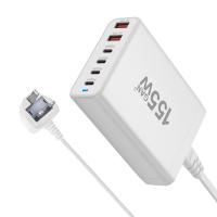 China 12V 2.5A Portable Fast Charging Station Pd Charger Adapter Laptop Notebook 6 in 1 Type C Hub for sale