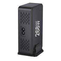 China XZH Brand New 240w 268watt Desktop Adapter Usbc 8port Multifunction Pd Gan Charger Case for sale